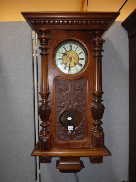 A Vienna style wall clock. - South Perth Antiques & Collectables