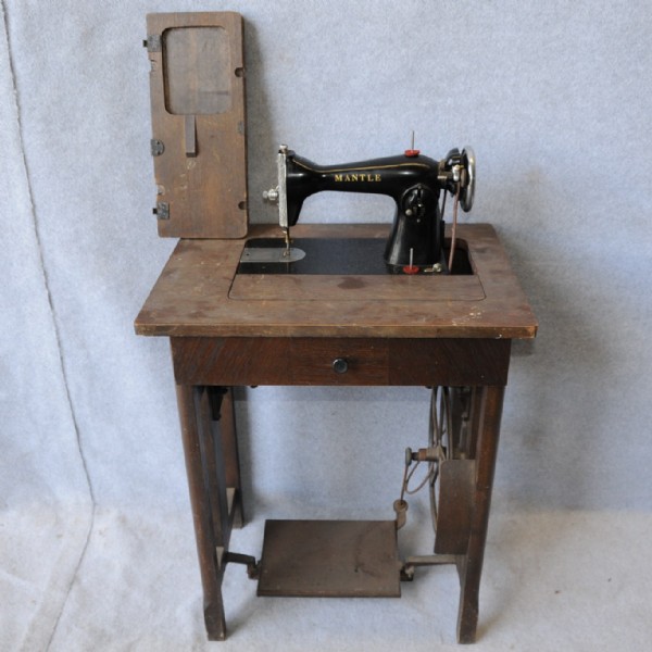 A treadle sewing machine. - South Perth Antiques & Collectables