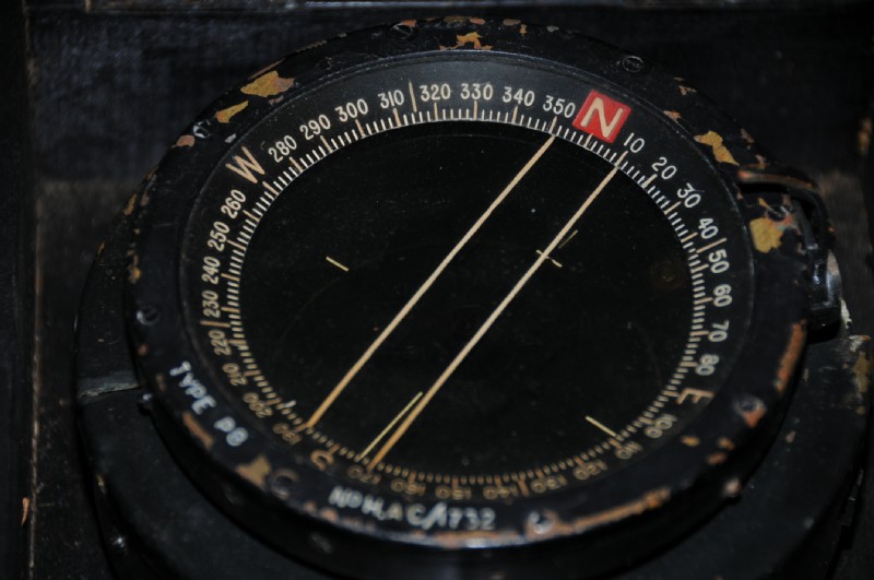 Spitfire aeroplane Compass. - South Perth Antiques & Collectables