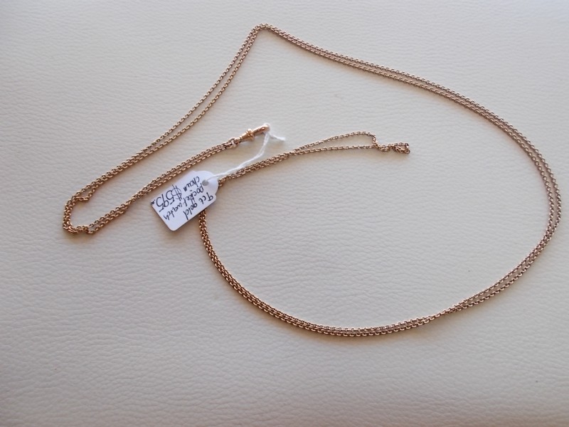 9ct Gold Pocket watch chain - South Perth Antiques & Collectables