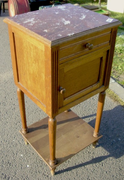 French Bedside Cabinet. - South Perth Antiques & Collectables