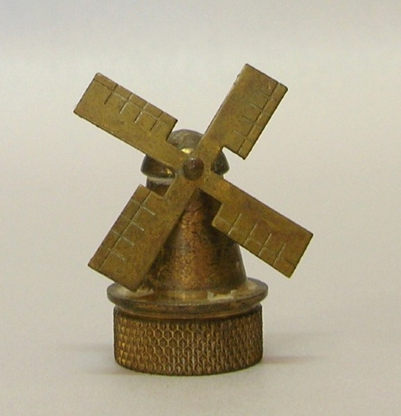 Miniature Brass Wind Mill - South Perth Antiques & Collectables