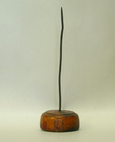 Docket Spike With An Oak Base - South Perth Antiques & Collectables
