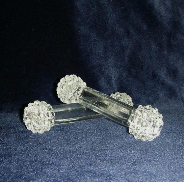 Pair Of Vintage Crystal Knife Rests - South Perth Antiques & Collectables