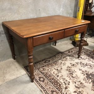 Jarrah Desk. - South Perth Antiques & Collectables