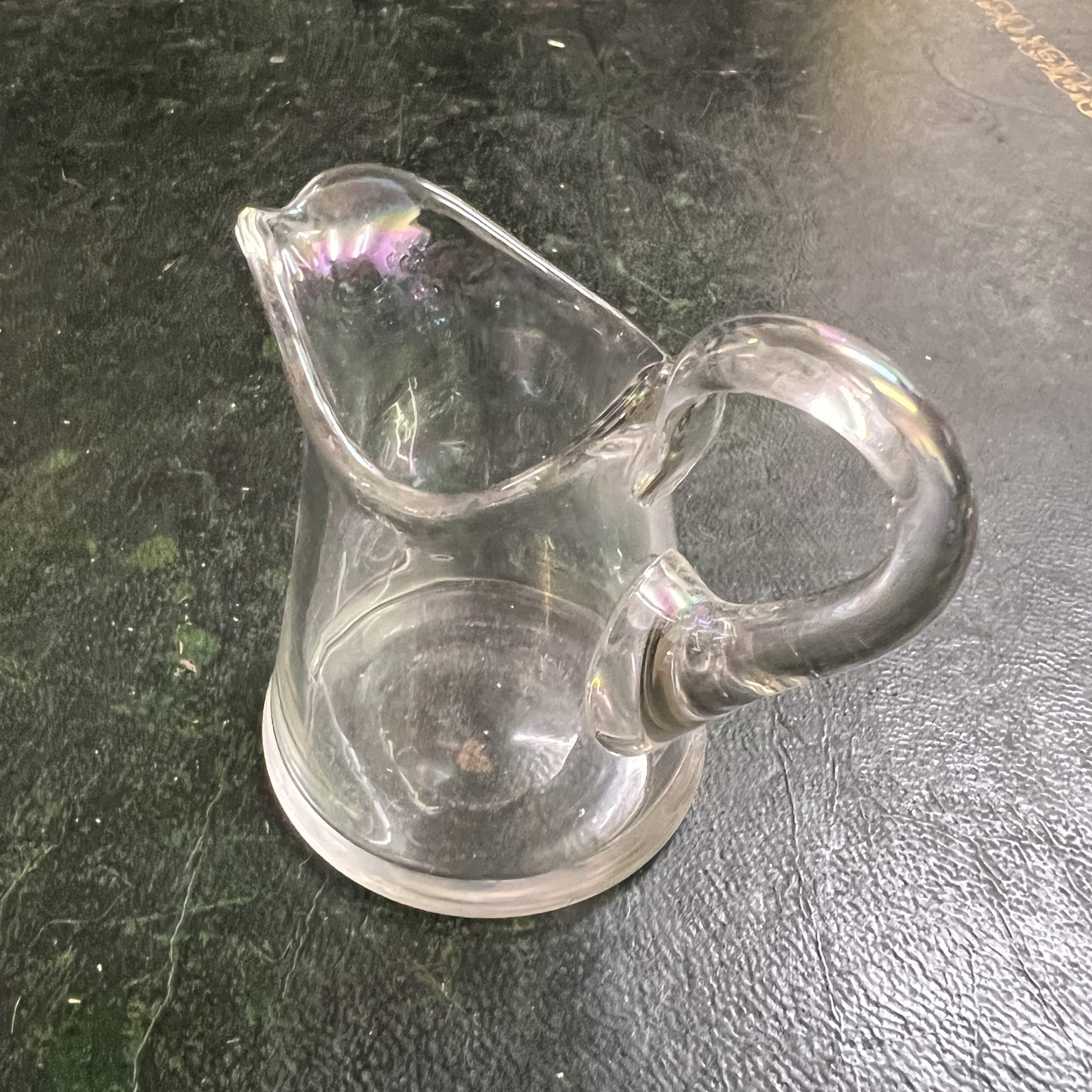 A small Victorian glass jug - South Perth Antiques & Collectables