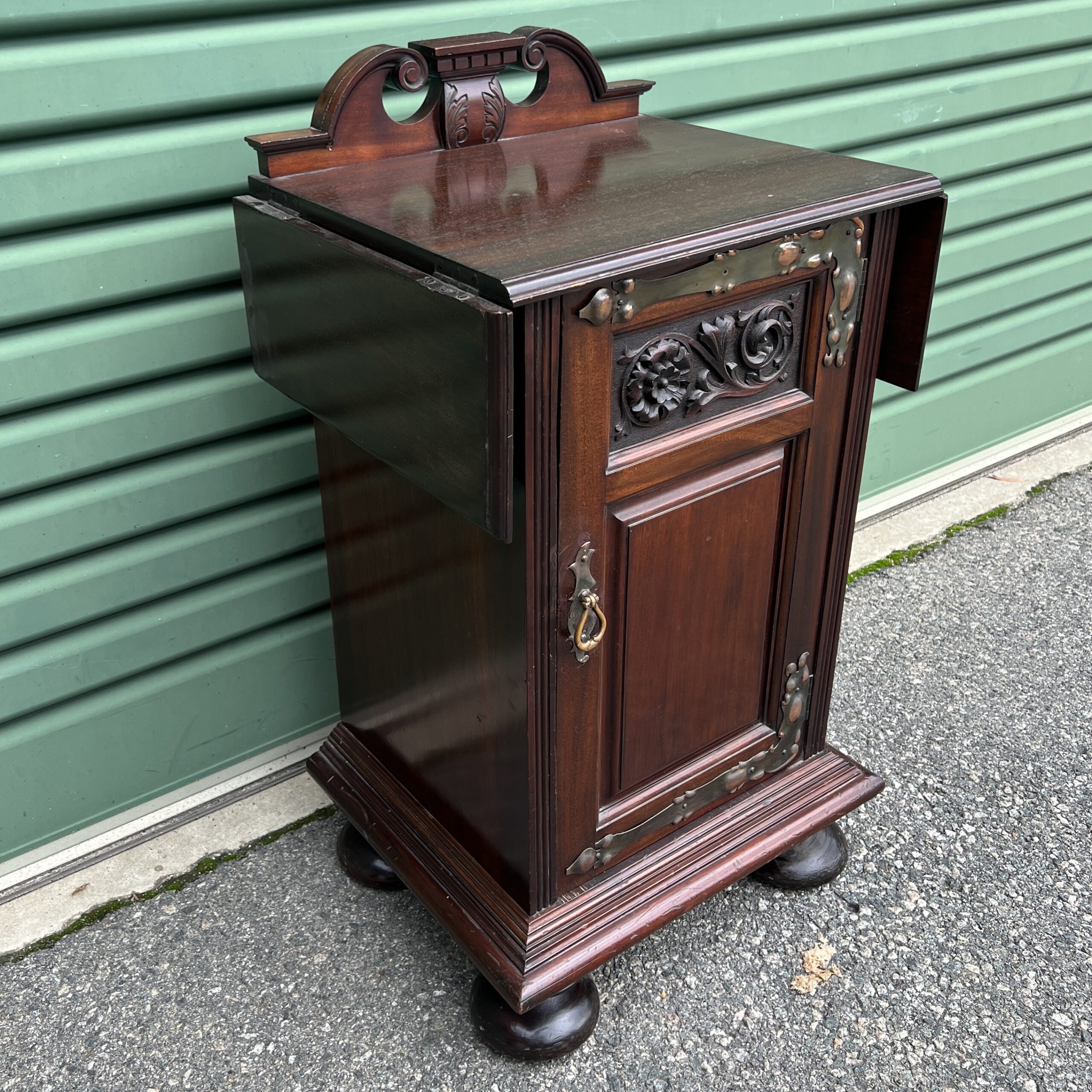 An Art Nouveau single door bedside cabinet - South Perth Antiques ...