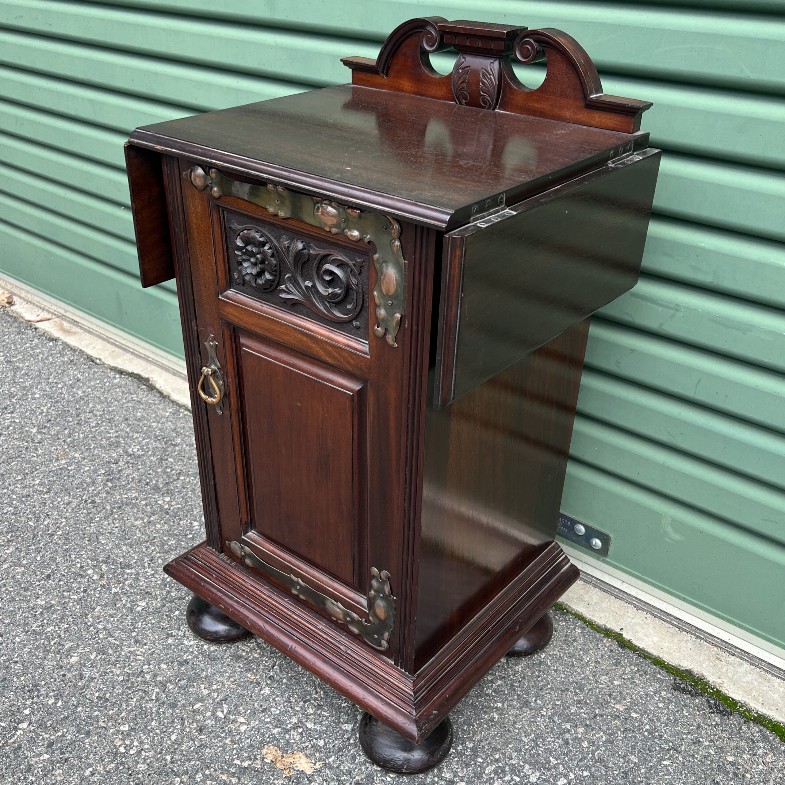 An Art Nouveau single door bedside cabinet - South Perth Antiques ...